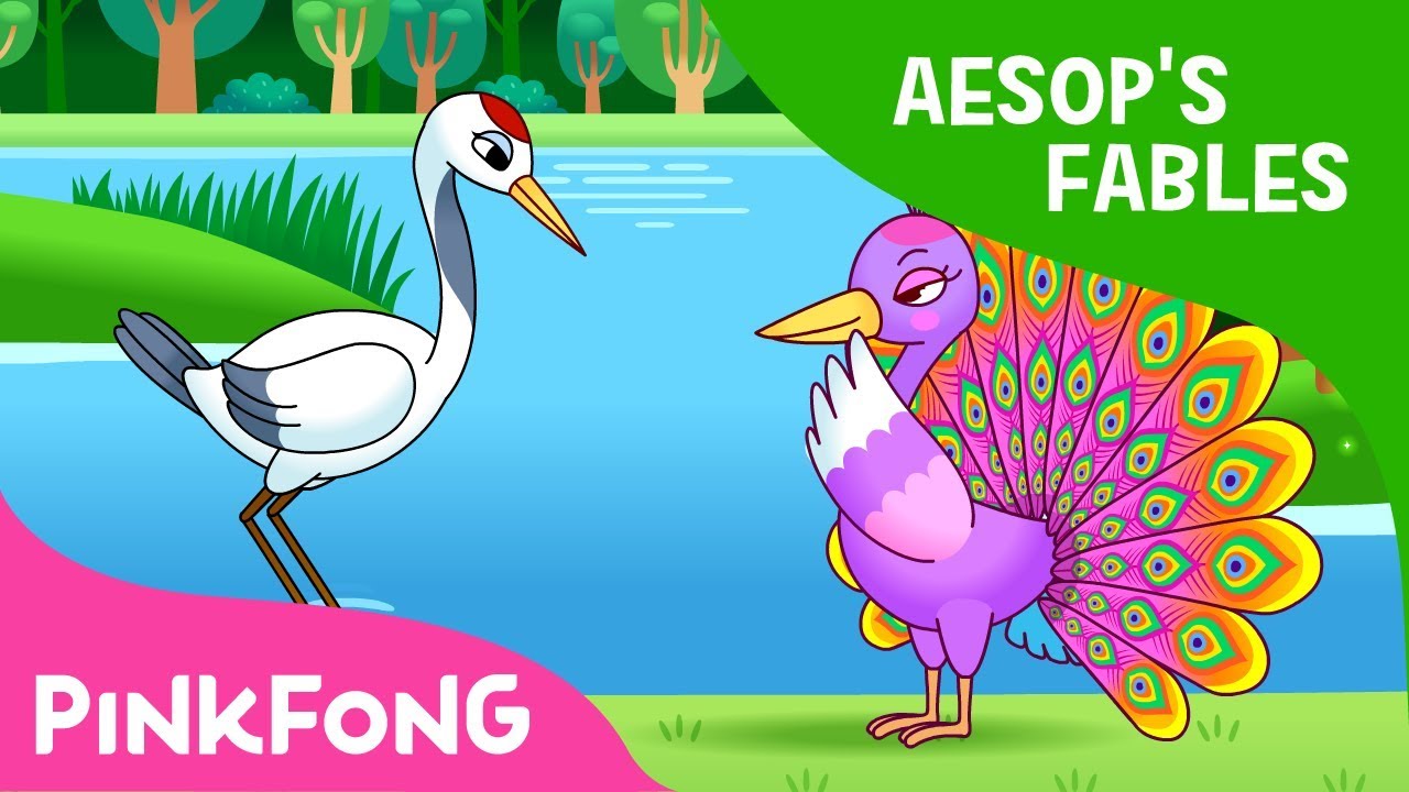 The Peacock and the Crane – Story Time for Children – Dialect Zone ...